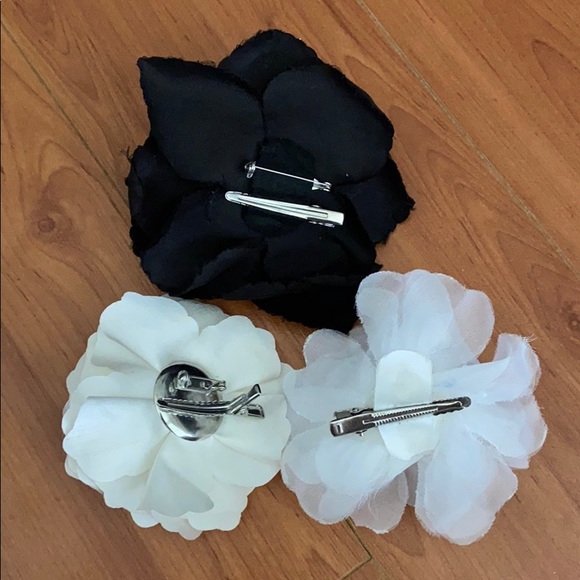 Accessories | 3 Rose Hair Clips | Poshmark